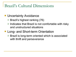 International Business Brazil Slides | PPT