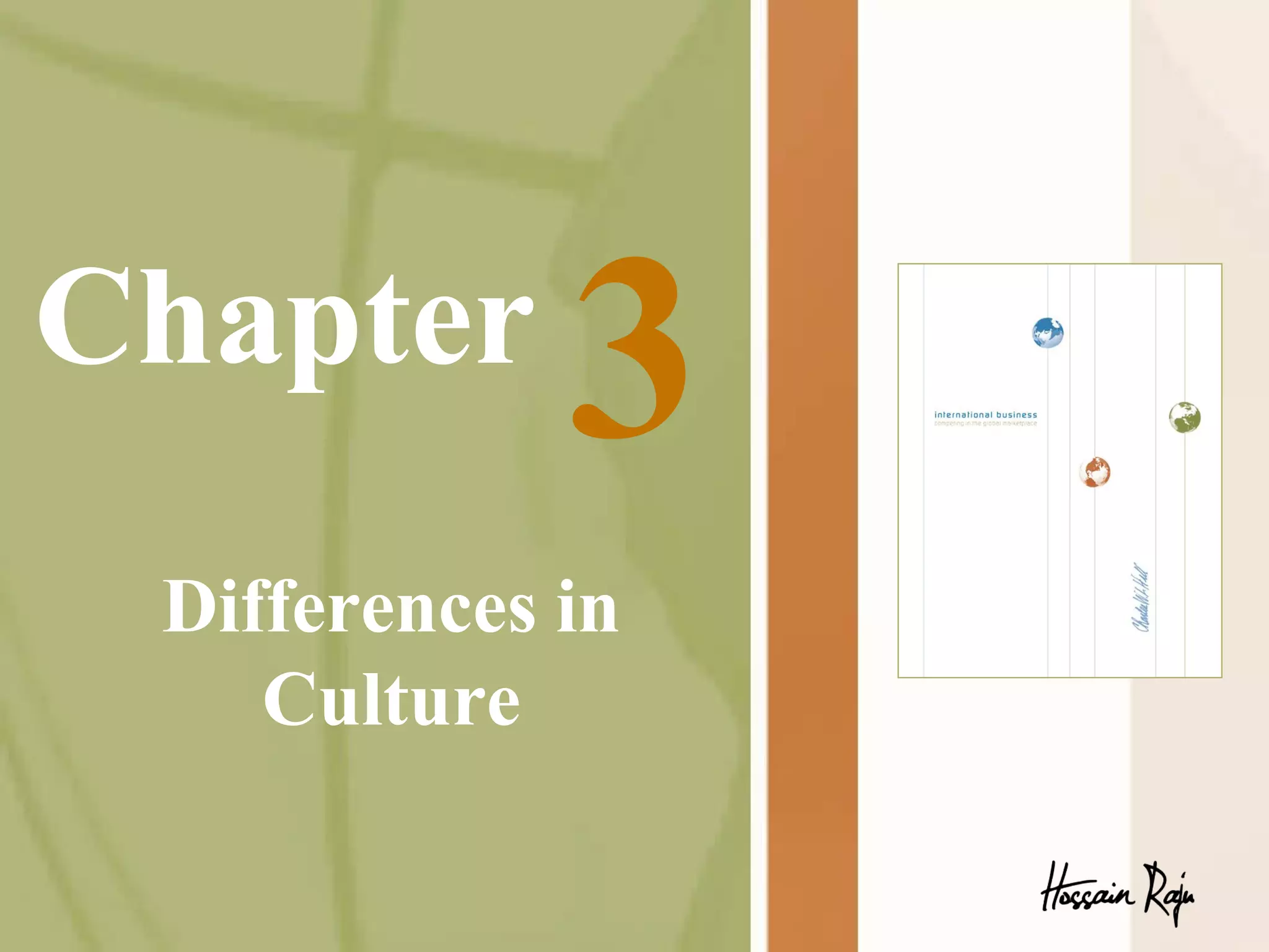 International Business_Chapter 3_Differences in Culture_Charles W. Hill ...
