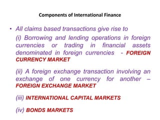 International Finance | PPTX