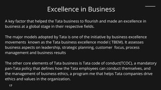 International business and its aspects of tata | PDF