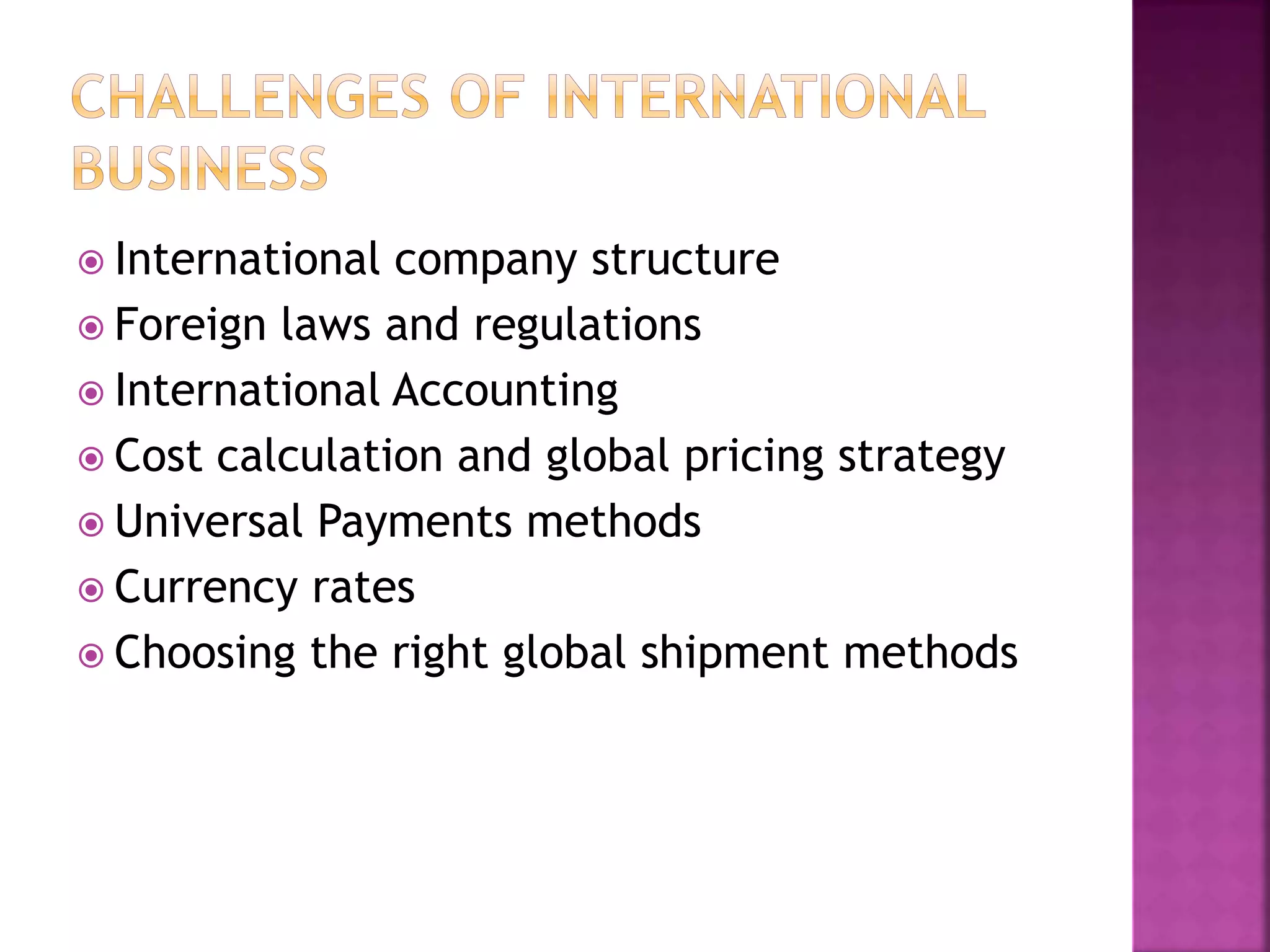 International business strategy | PPT