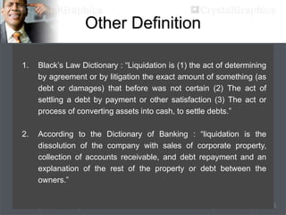 International business: Liquidation | PPTX