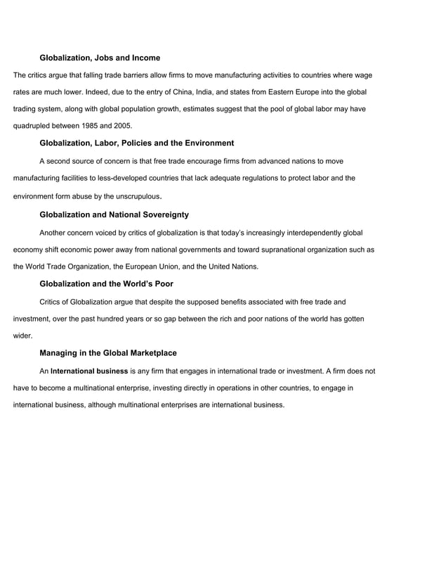 International business chapter 1 | DOC