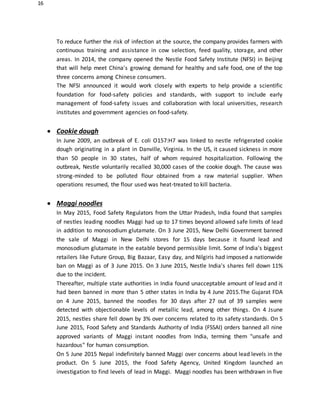 nestle International business management word documents | DOCX