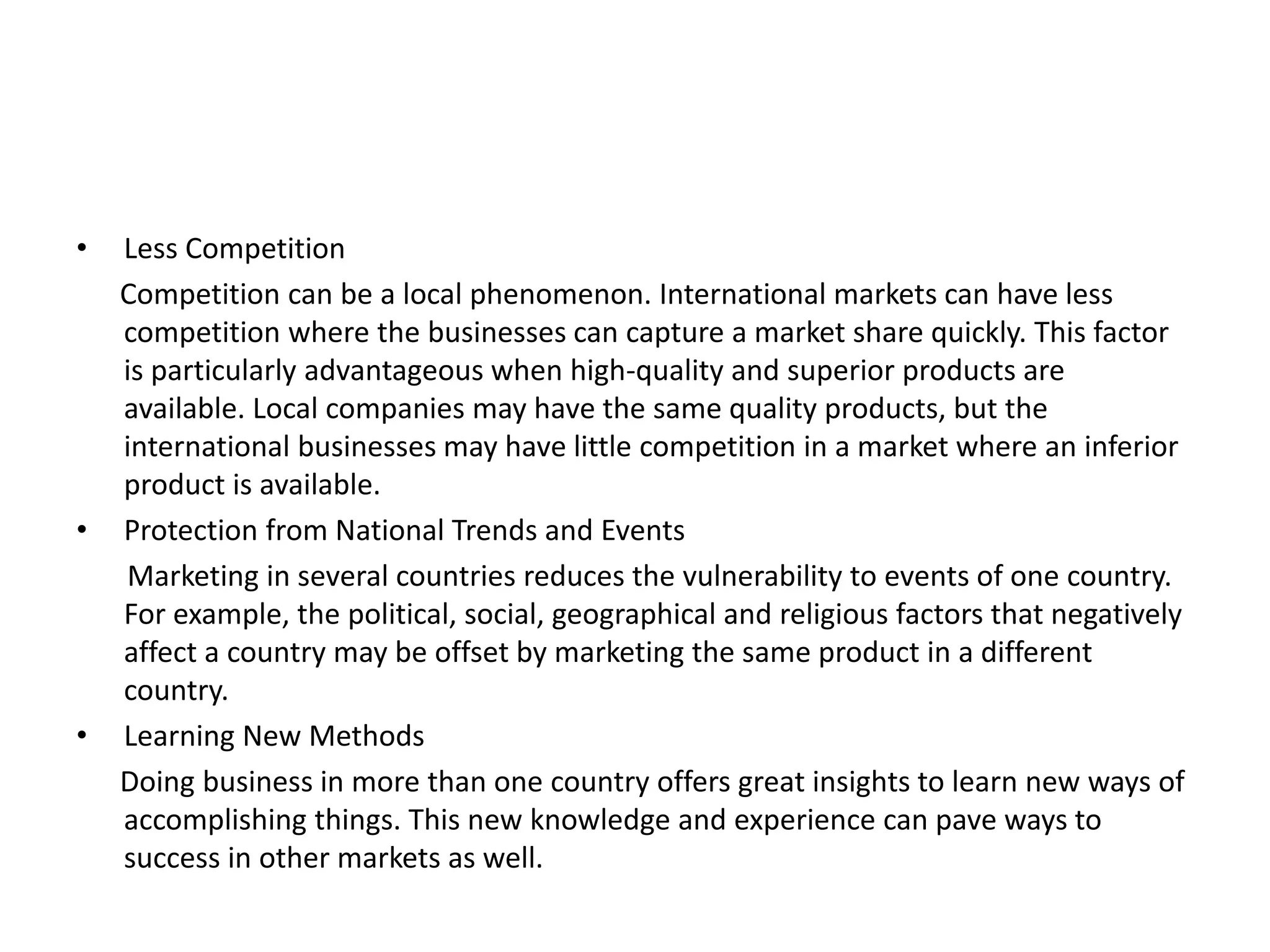 International Business Management Meaning,features,significance,modes ...