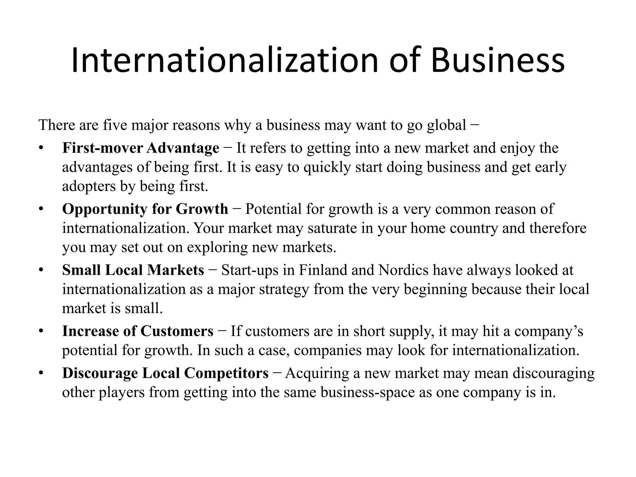 International Business Management Meaning,features,significance,modes ...