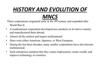International Business Management Meaning,features,significance,modes ...