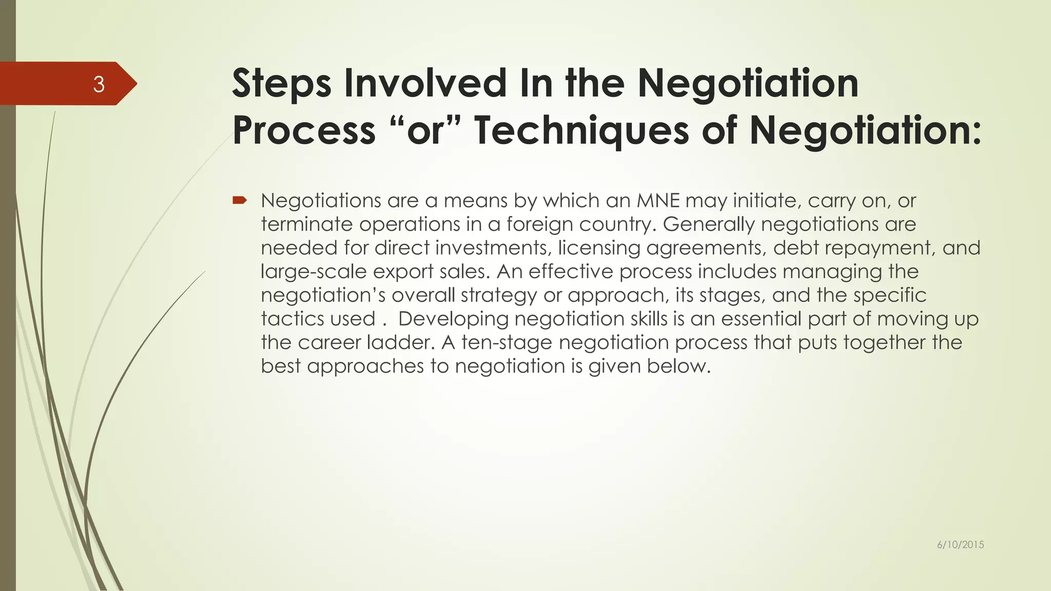 International business negotiations | PPTX