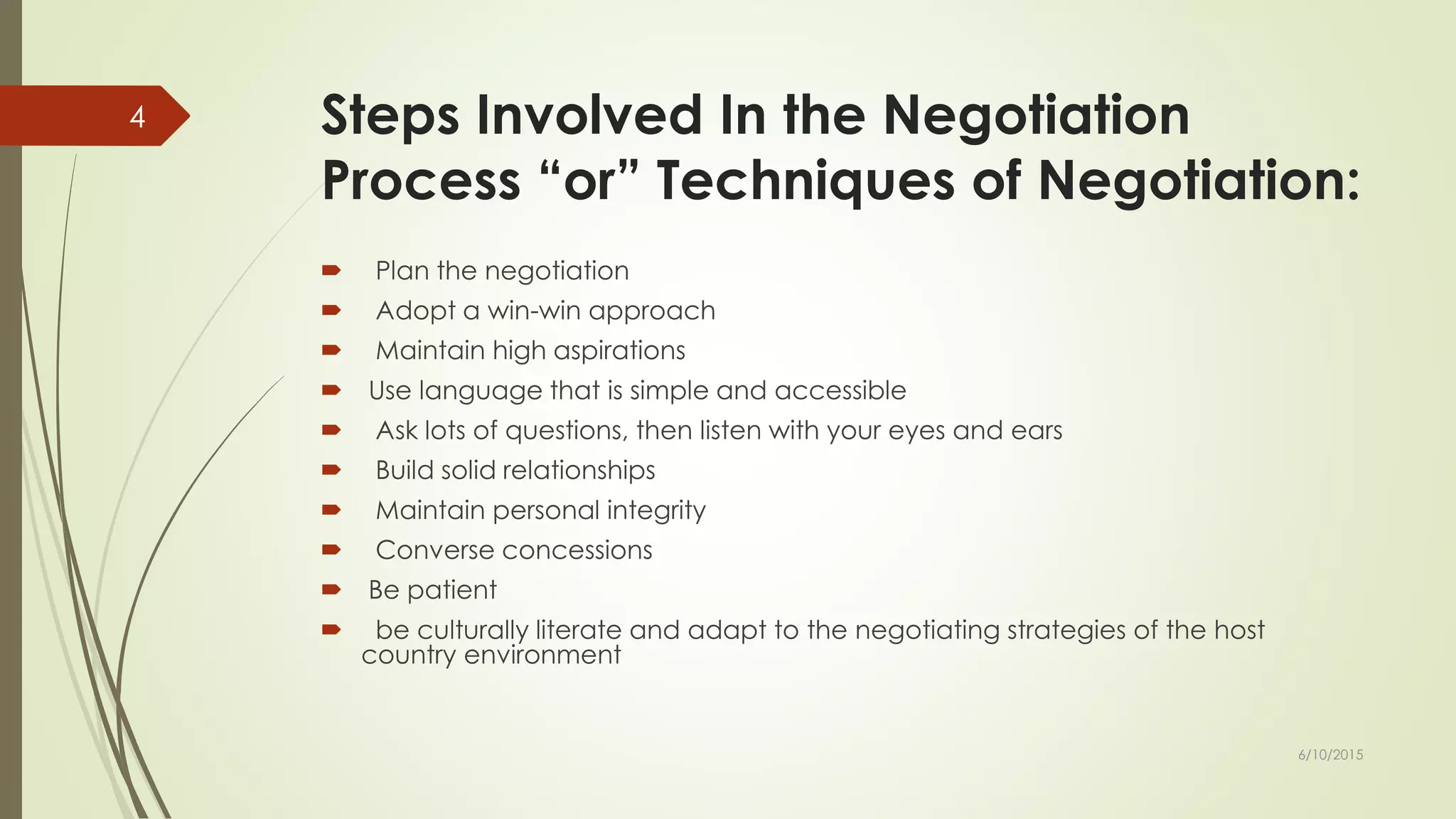 International business negotiations | PPTX