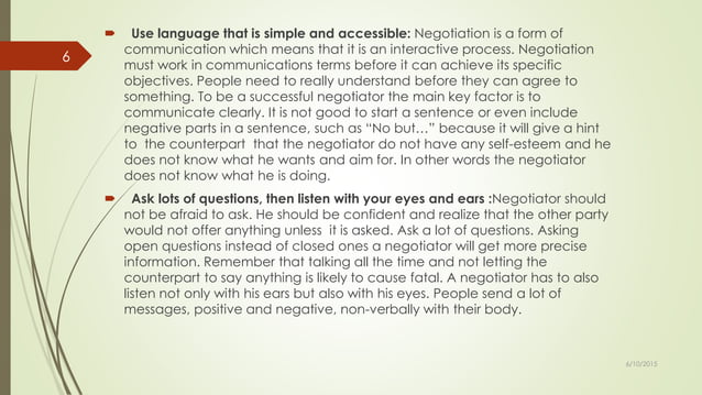 International business negotiations | PPTX