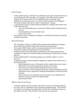 International business notes | PDF | Large Business | Business