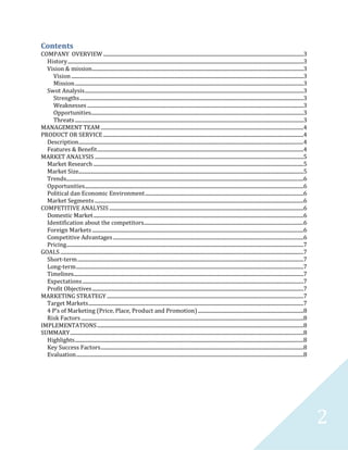 International business plan | PDF