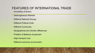 International Business Unit 1.ppt | Commodities | Economy