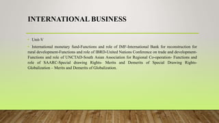 International Business Unit 1.ppt | Commodities | Economy