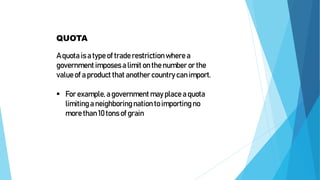 INTERNATIONAL BUSINESS UNIT 3.pptx | Commodities | Economy