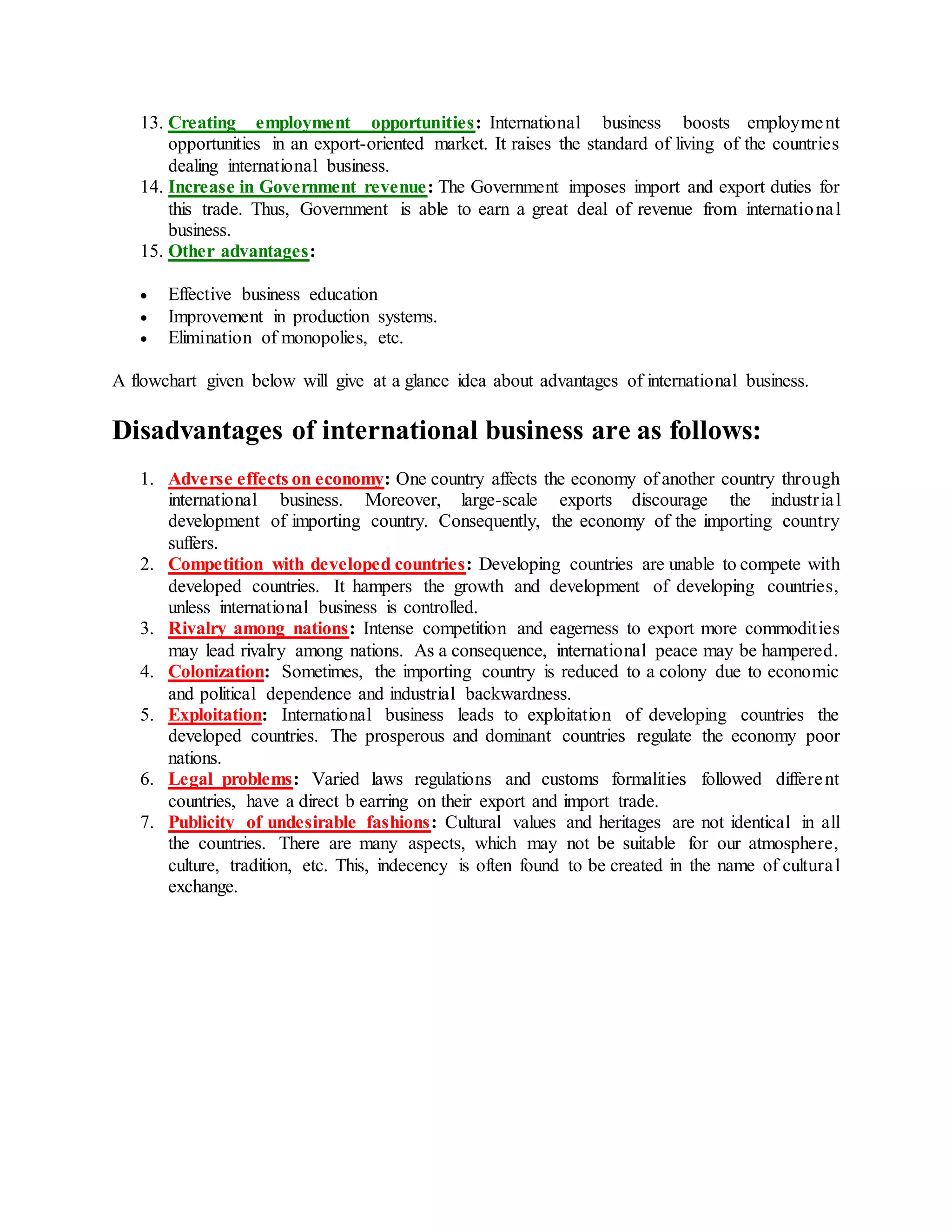 International bussiness | DOCX