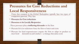 International bussiness strategy | PPTX | Large Business | Business