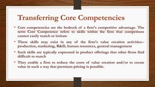 International bussiness strategy | PPTX | Large Business | Business