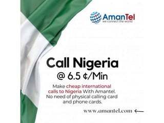 International Calling Plan to Nigeria | PPT