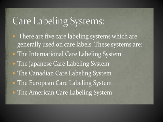 INTERNATIONAL CARE LABELLING SYSTEM .ppt