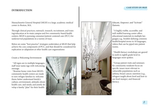 International case study on massachusetts general hospital | PDF