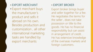 International channel of distribution | PPTX