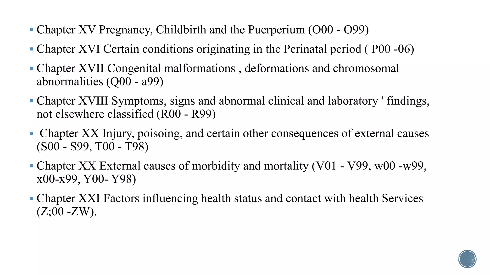 International Classification Of Diseases Pptx