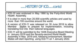 internationalclassificationofdiseases-210327133759.pptx | Infectious ...