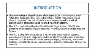 International classification of diseases | PPTX