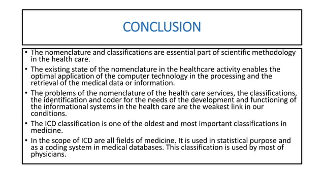 International classification of diseases | PPTX