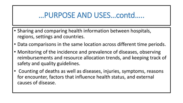 International classification of diseases | PPTX