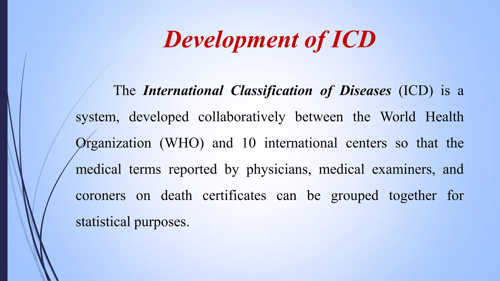 International classification of diseases ak | PPTX