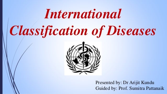 International classification of diseases ak