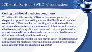 International Classification of Diseases, 10th & 11th review.pptx
