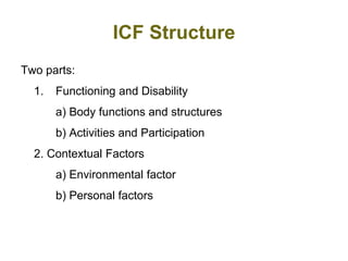 International classification of functioning by athul | PPTX