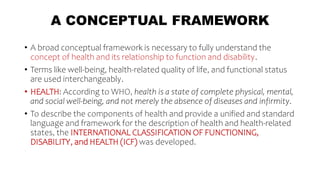 International Classification of Functioning, Disability, and.pptx