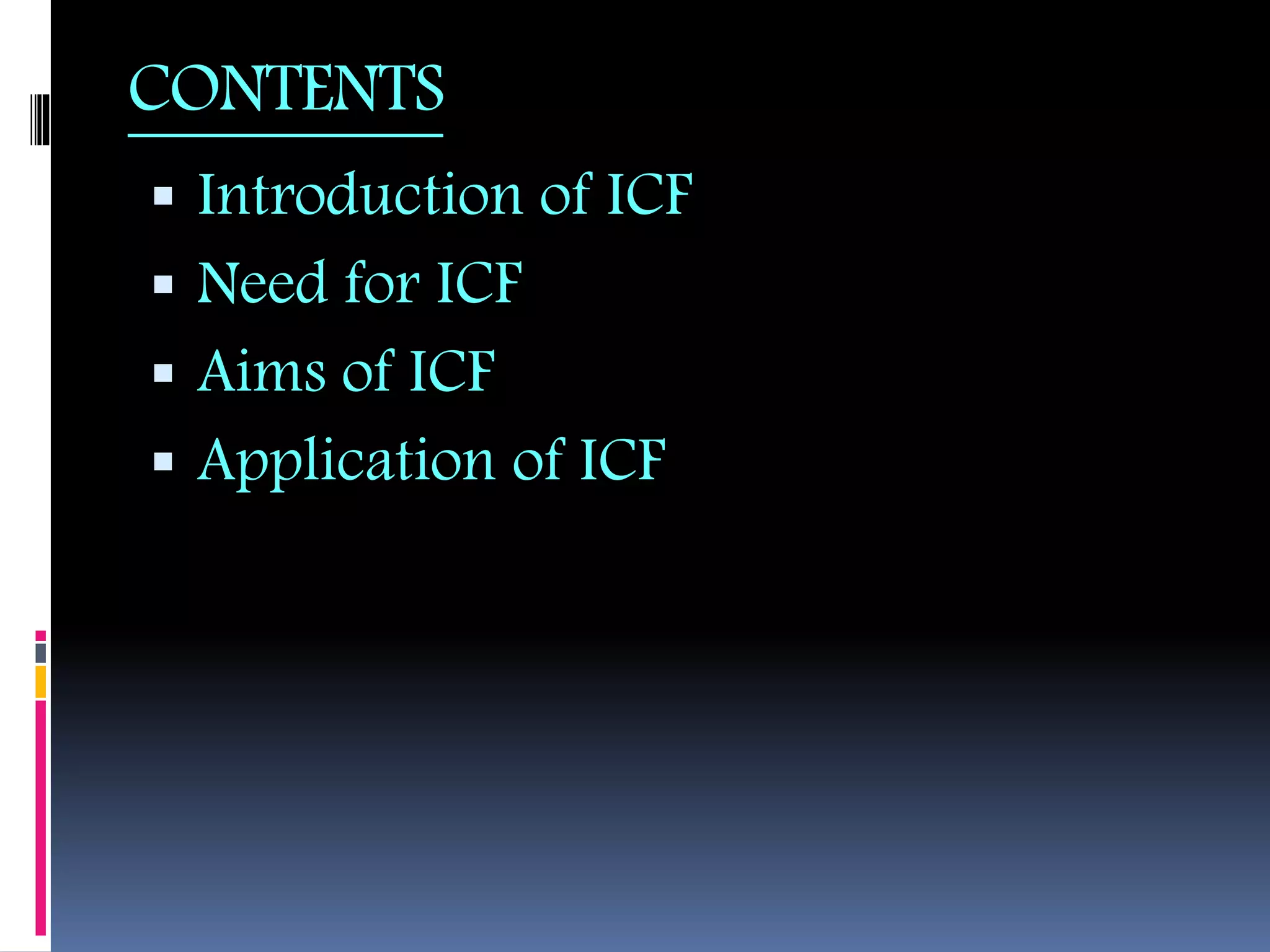 International Classification Of Functioning Disability And Health Pptx