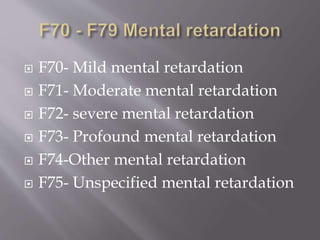 International classification of mental disorders | PPTX