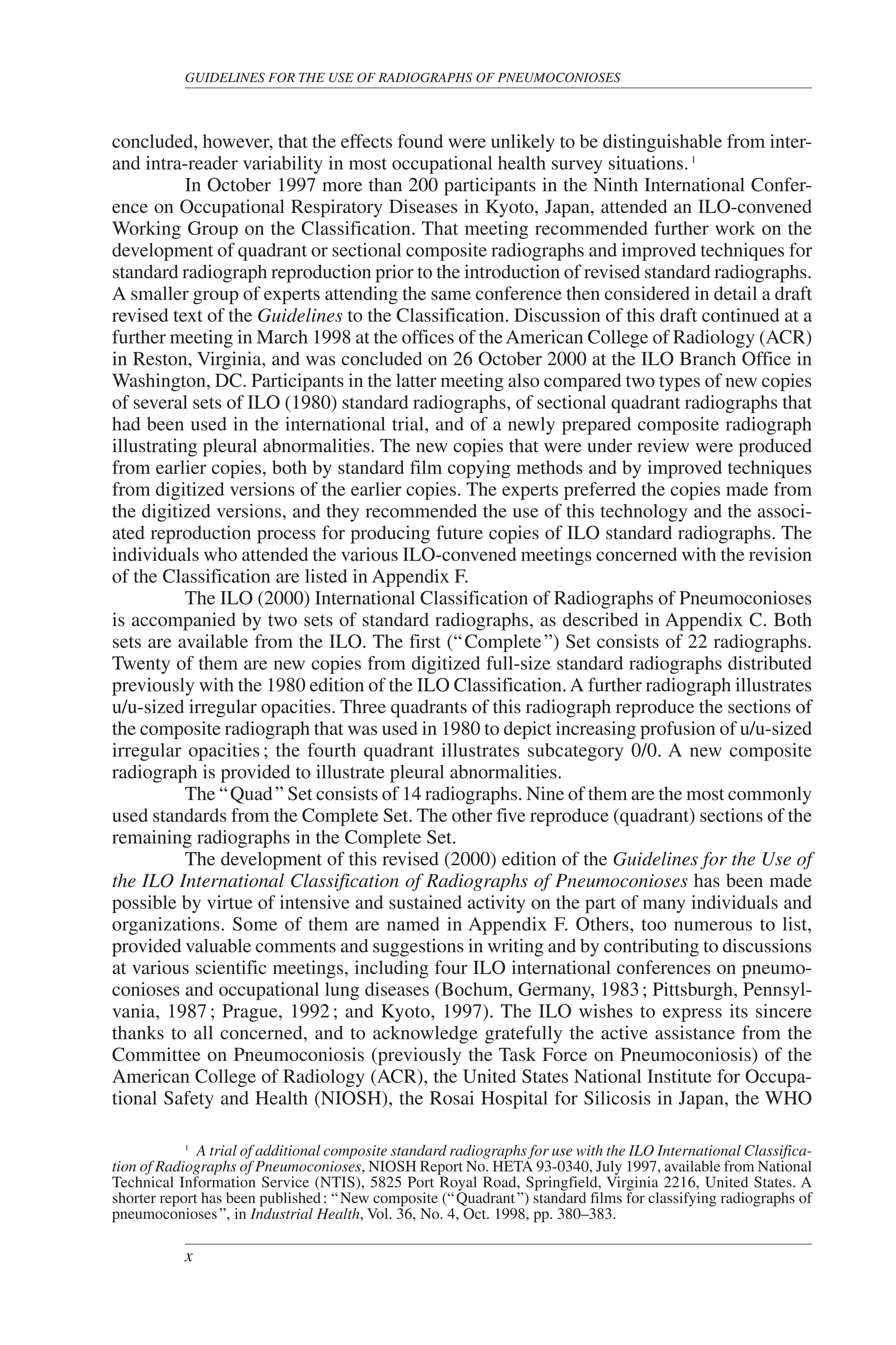 International classification of radiograph | PDF