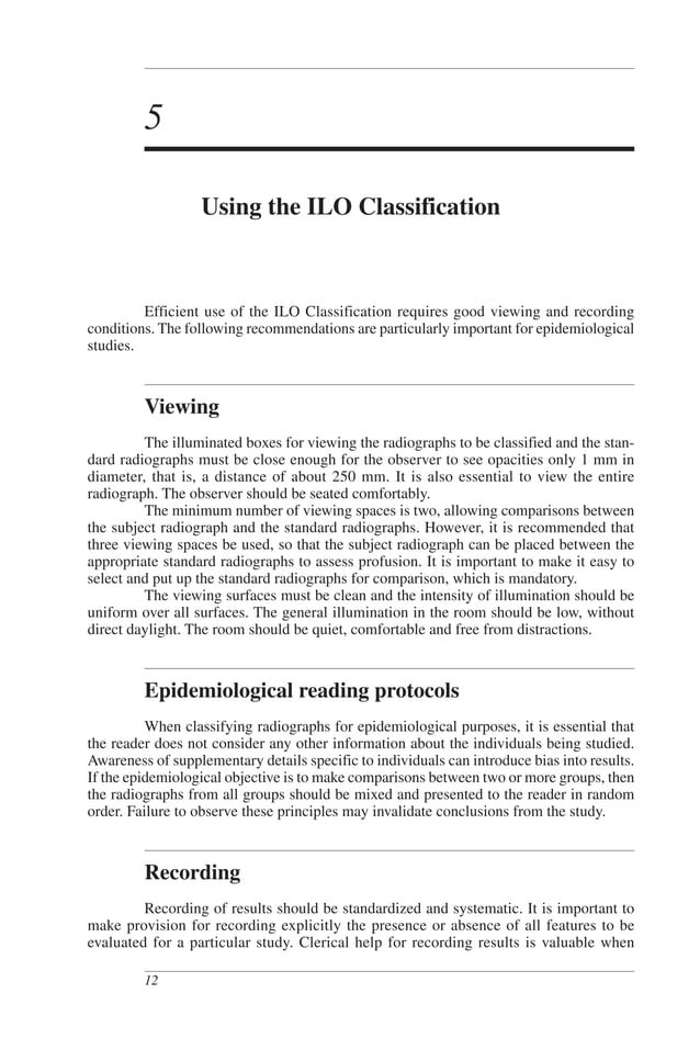 International classification of radiograph | PDF | Lung and Respiratory ...
