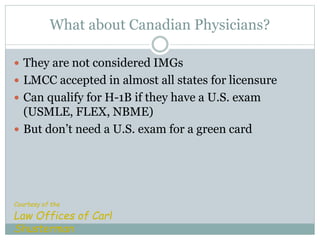 International Clinicians: Keys to Immigration | PPTX