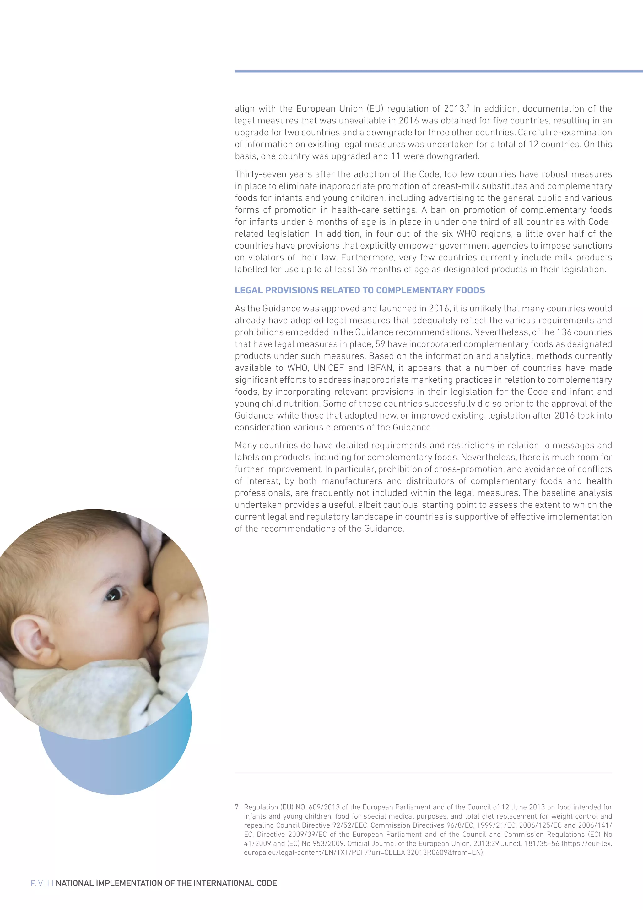 MARKETING OF BREAST-MILK SUBSTITUTES: NATIONAL IMPLEMENTATION OF THE ...