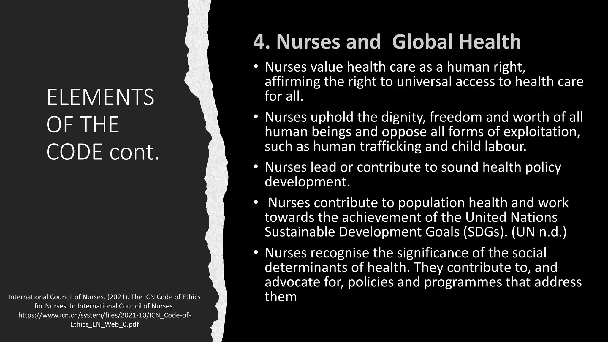 International Code of Ethics for Nurses | PPTX