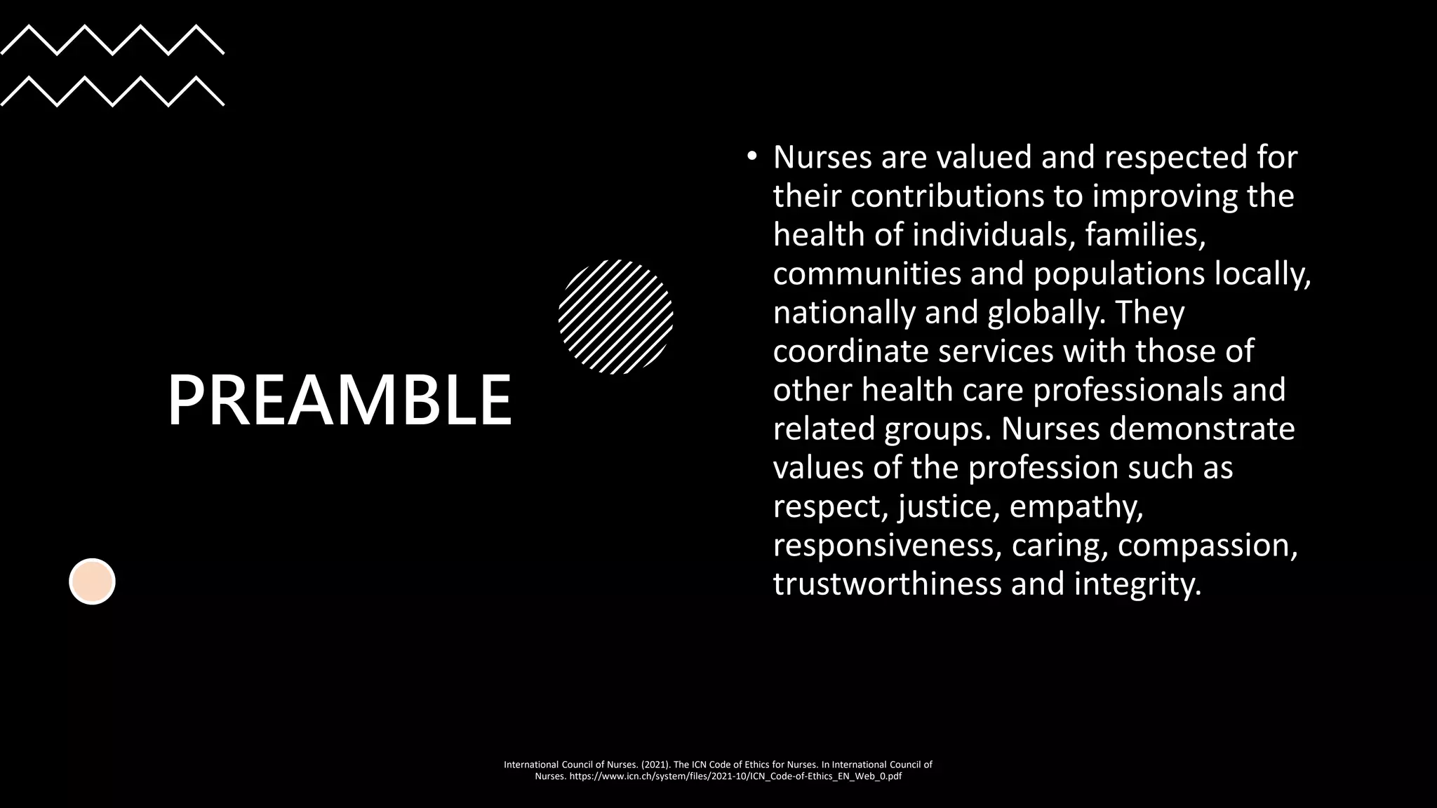 International Code of Ethics for Nurses | PPTX