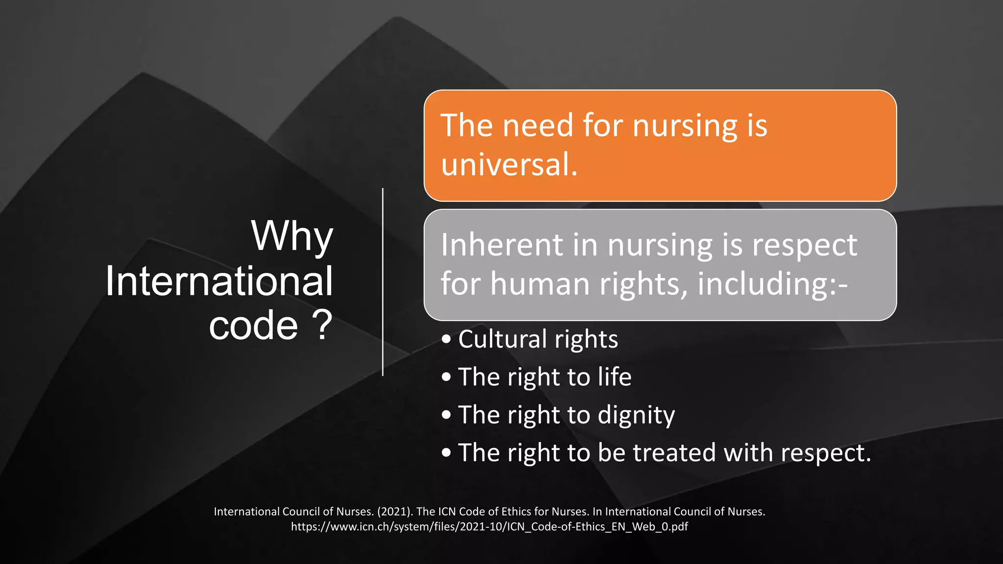 International Code of Ethics for Nurses | PPTX