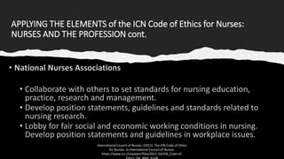 International Code of Ethics for Nurses | PPTX