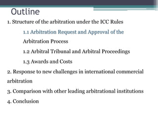 International commercial arbitration under the icc rules a critical ...
