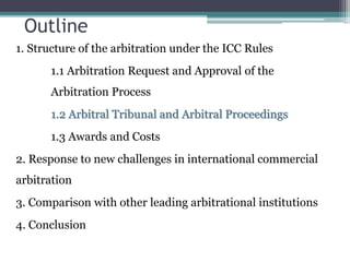 International commercial arbitration under the icc rules a critical ...