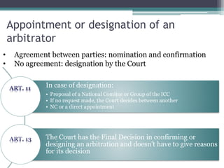 International commercial arbitration under the icc rules a critical ...