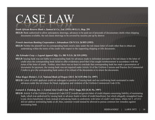 Red Clause Letters of Credit | PDF